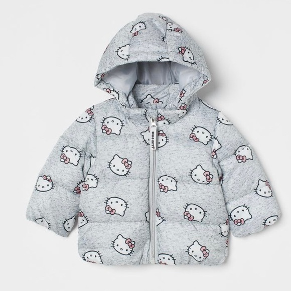 H&M | Jackets & Coats | Hello Kitty Puffer Jacket | Poshmark